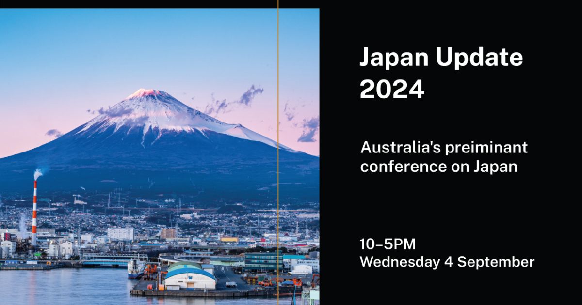 Japan Update 2024 | Australian National University