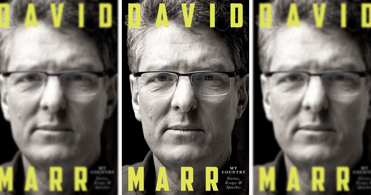 Meet the author- David Marr | Australian National University