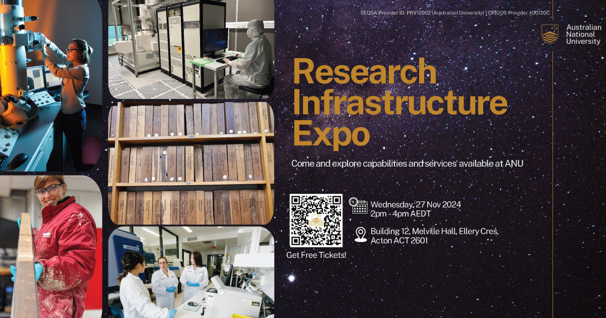 ANU Research Infrastructure Expo 2024 | Australian National University