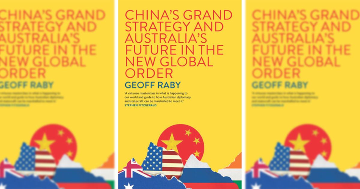 Meet the author- Geoff Raby | Australian National University