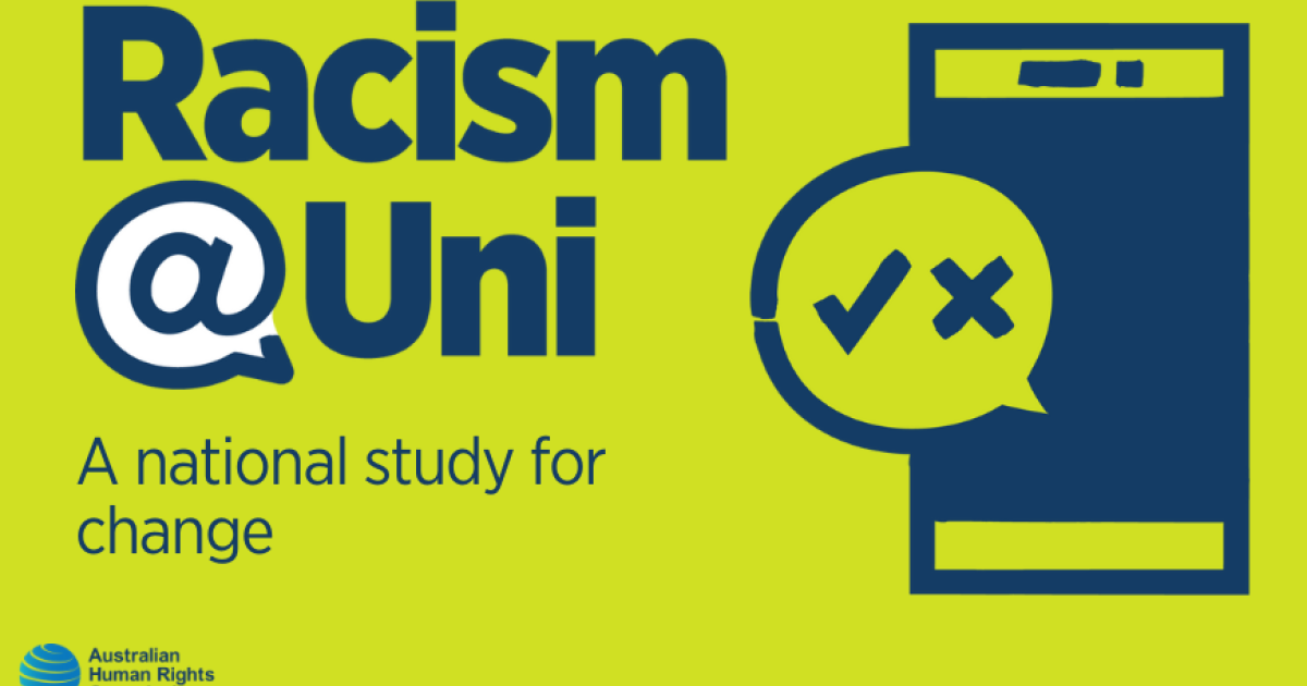 Racism@Uni Survey - your voice matters | Australian National University