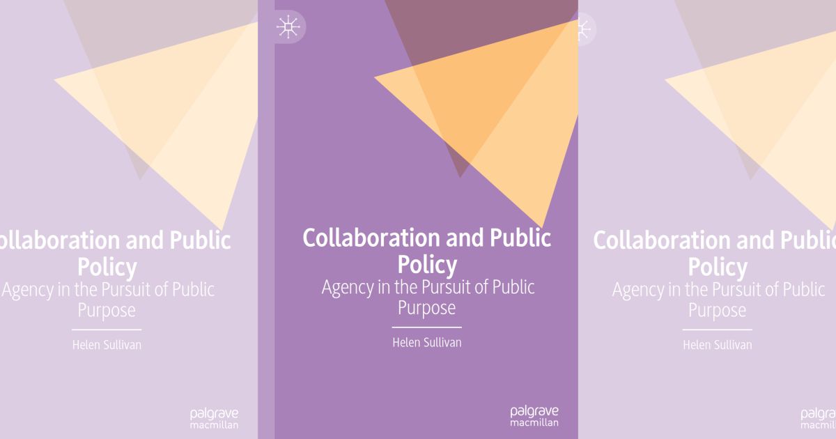 Book Launch: Collaboration and Public Policy | Australian National ...