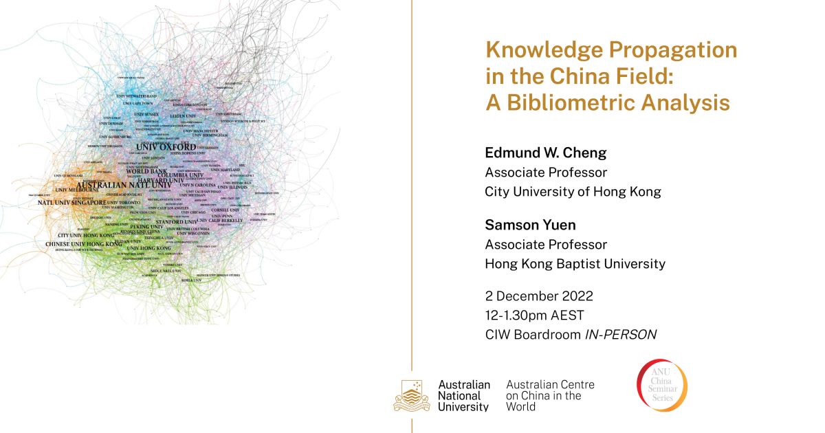 Knowledge propagation in the China field: a bibliometric analysis ...