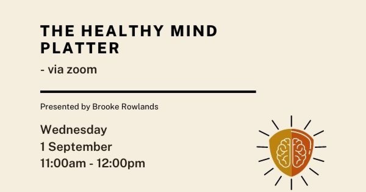 The Healthy Mind Platter | Australian National University