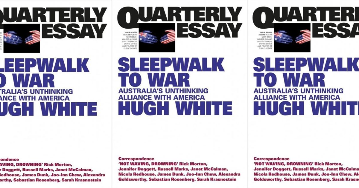 In conversation with Hugh White | Australian National University