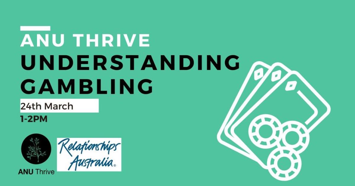Understanding Gambling Webinar | Australian National University